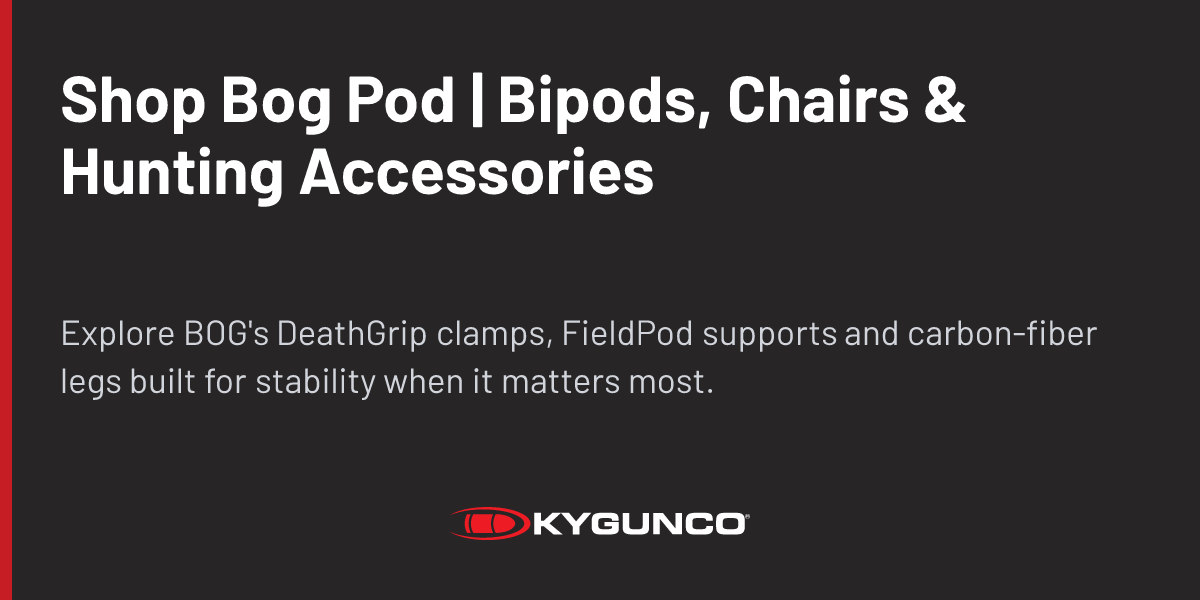 Shop Bog Pod | Bipods, Chairs & Hunting Accessories