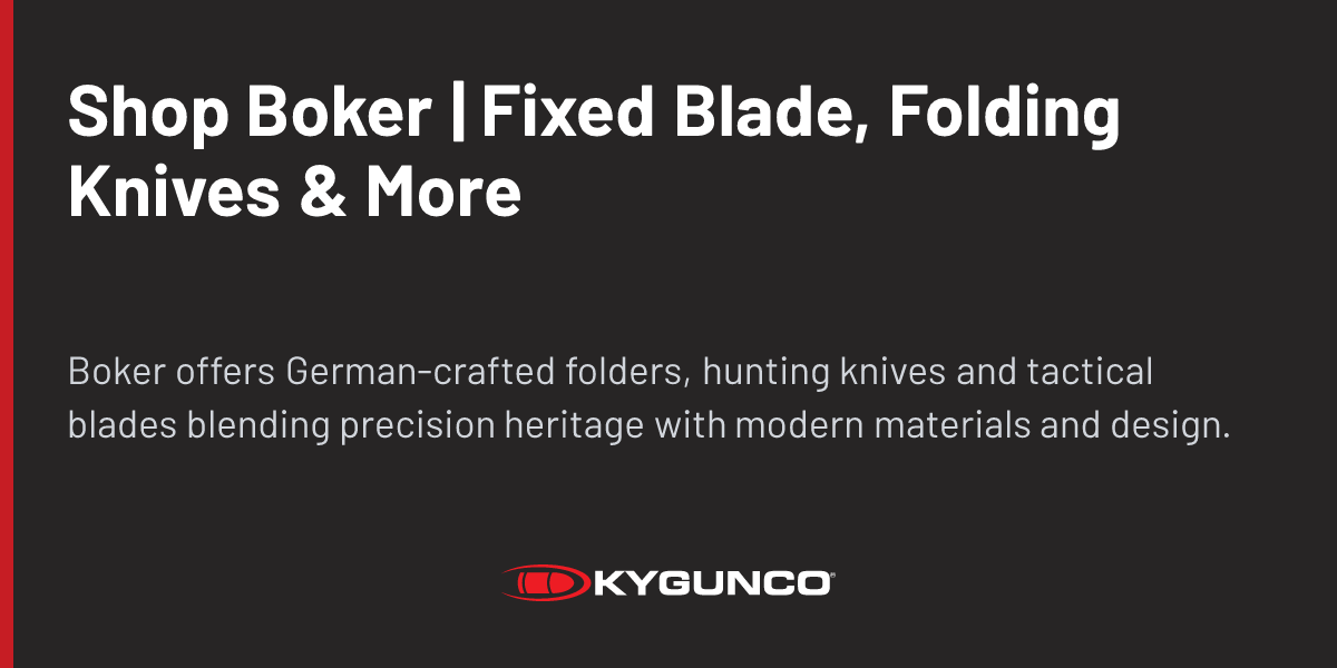 Shop Boker | Fixed Blade, Folding Knives & More
