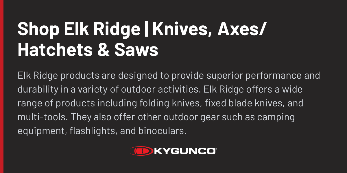 Shop Elk Ridge | Knives, Axes/Hatchets & Saws | KYGUNCO
