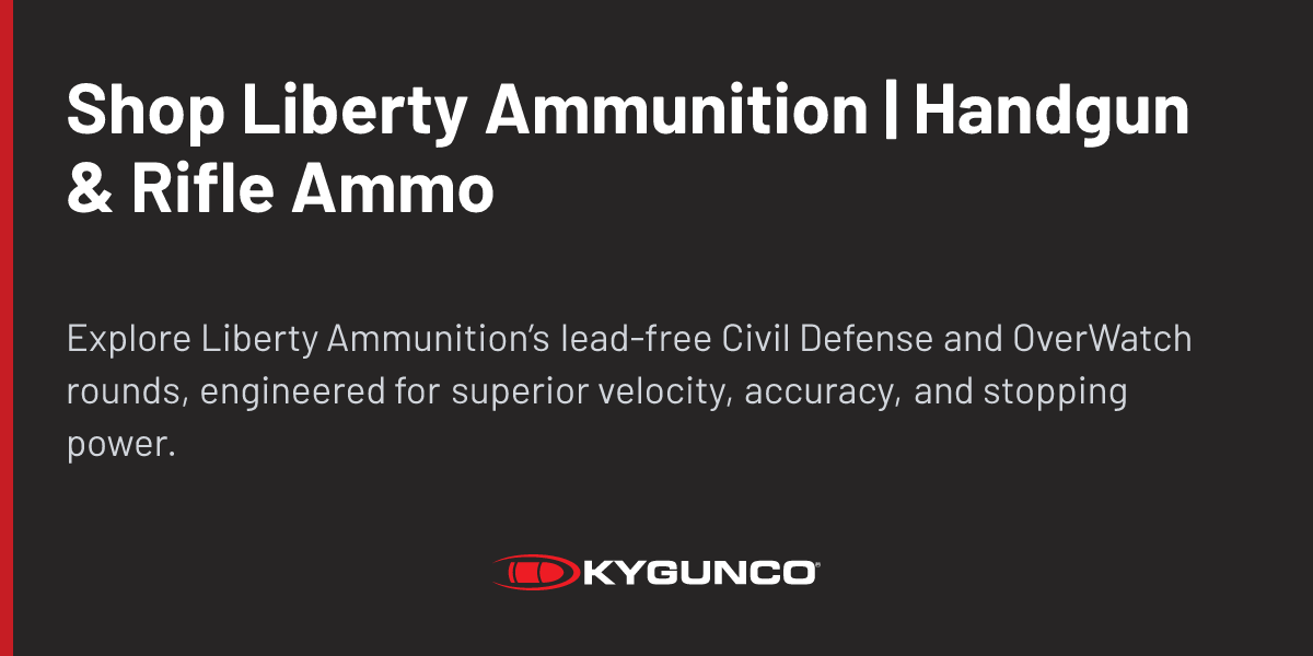 Shop Liberty Ammunition | Handgun & Rifle Ammunition | KYGUNCO