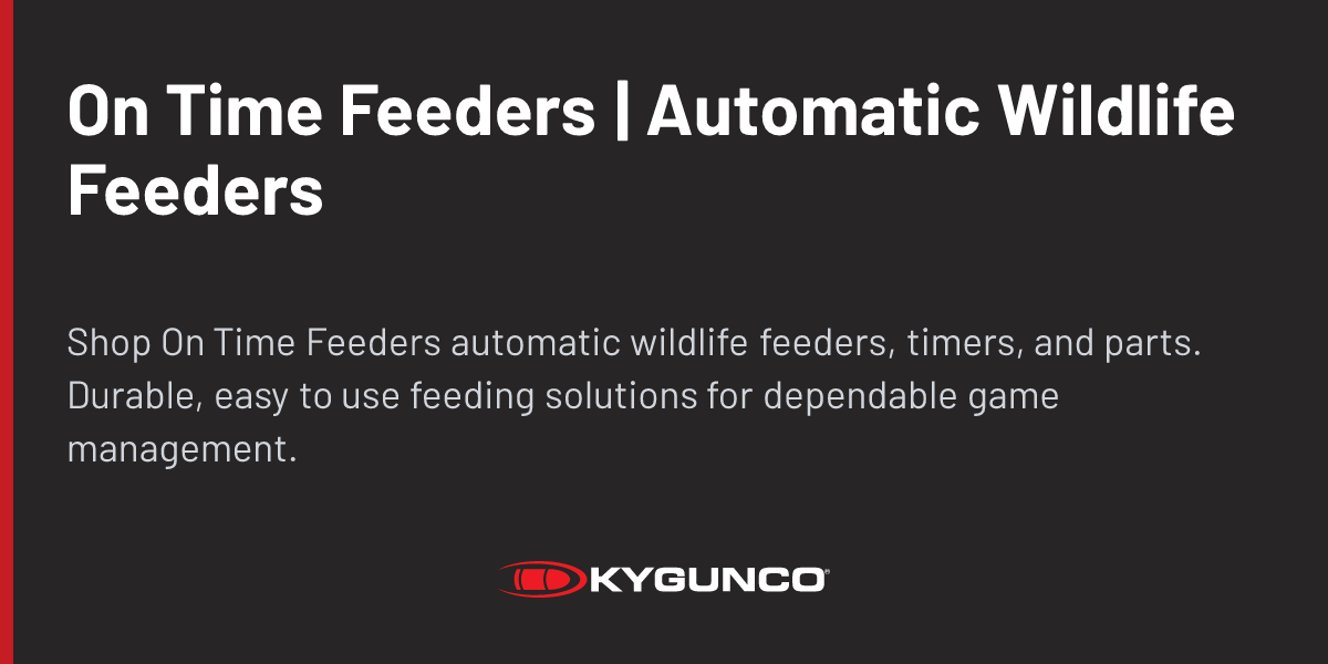 Shop On Time | Hunting Game Feeders | KYGUNCO