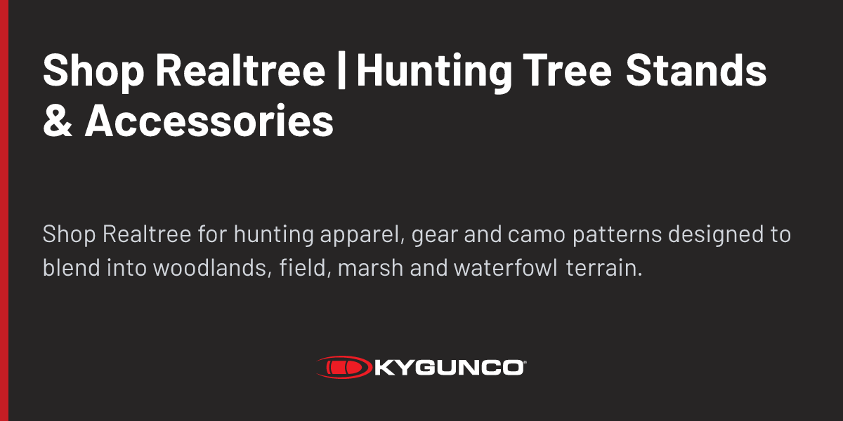 Shop Realtree | Hunting Tree Stands & Accessories | KYGUNCO