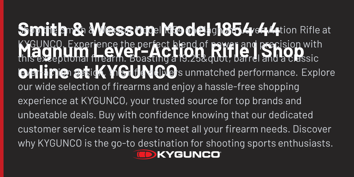 Smith & Wesson Model 1854 44 Magnum Lever-Action Rifle | Shop online at ...