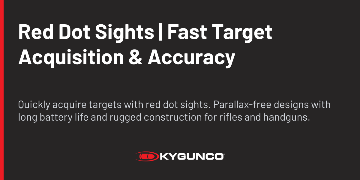 Red Dot Sights | Fast Target Acquisition & Accuracy